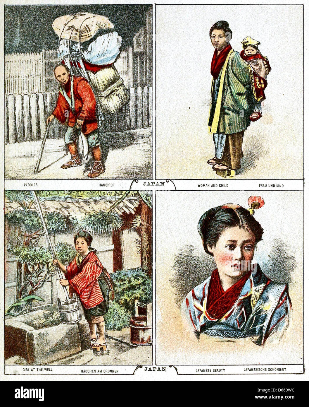 A photograph from George Moerlein's 1888 journey around the world ...