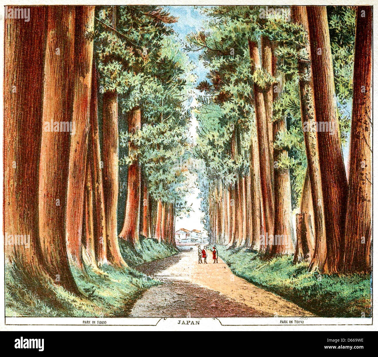 A photograph from George Moerlein’s 1888 world travel book, capturing a ...