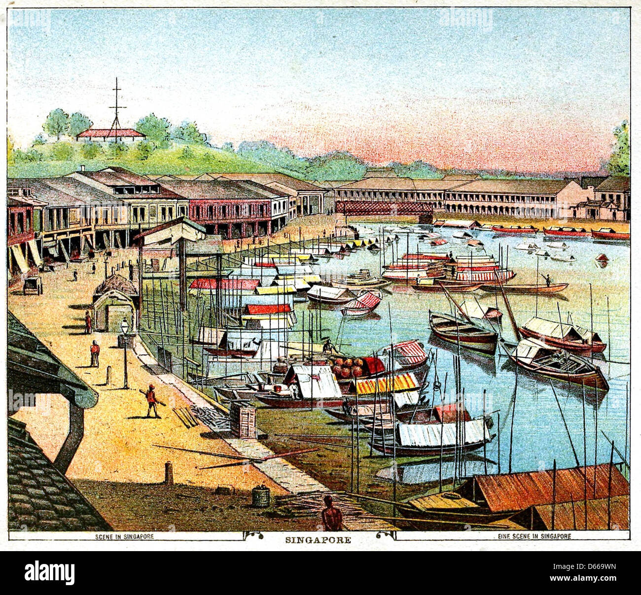 A trip around the world by George Moerlein, 1888,M. & R. Burgheim Stock ...