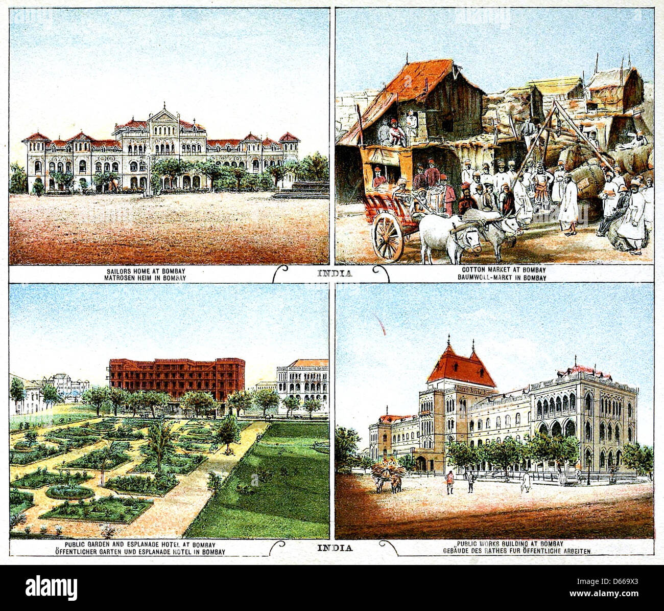 This 1888 image illustrates a journey around the world by George ...