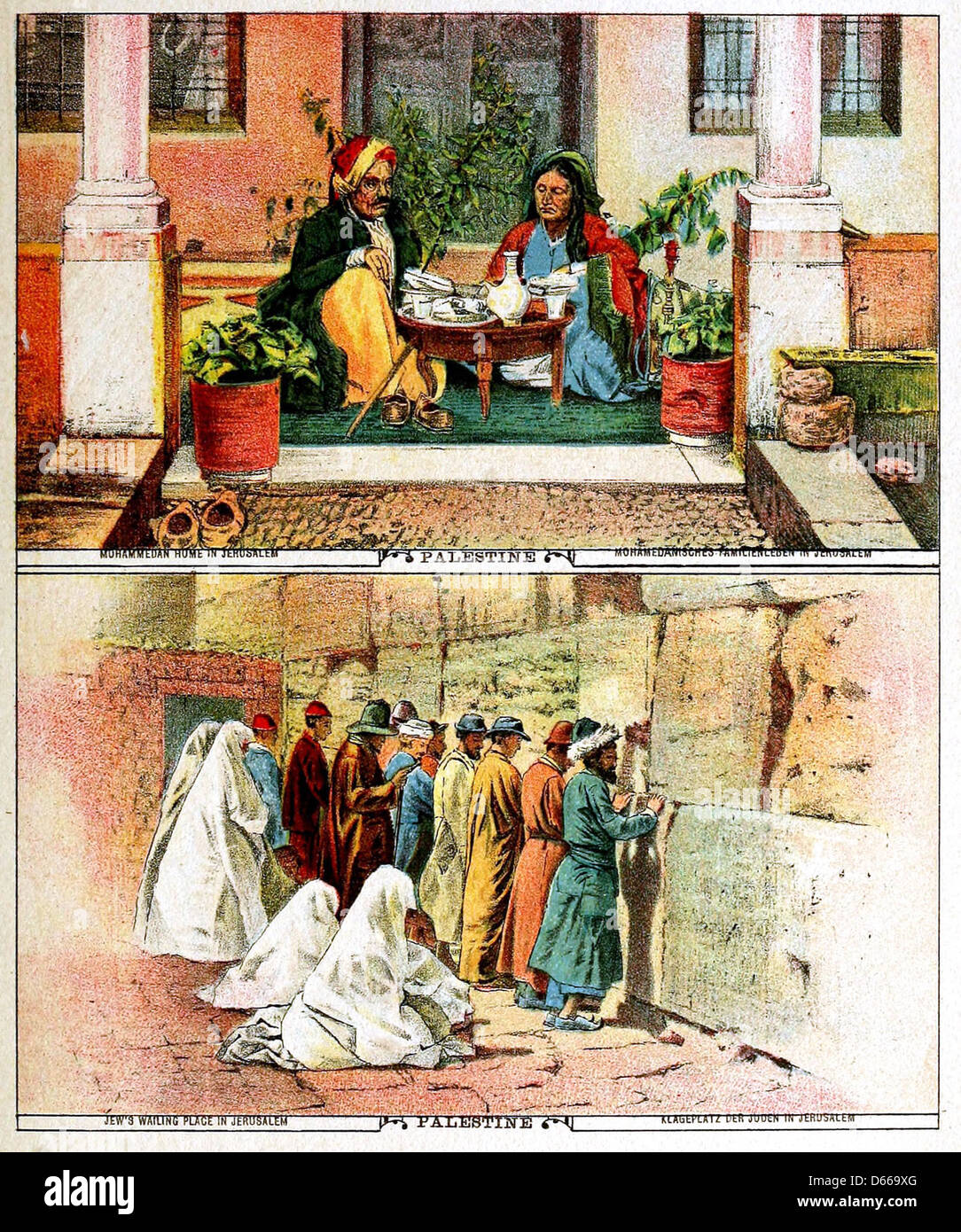 A 1888 travel account by George Moerlein, featuring an illustration of ...