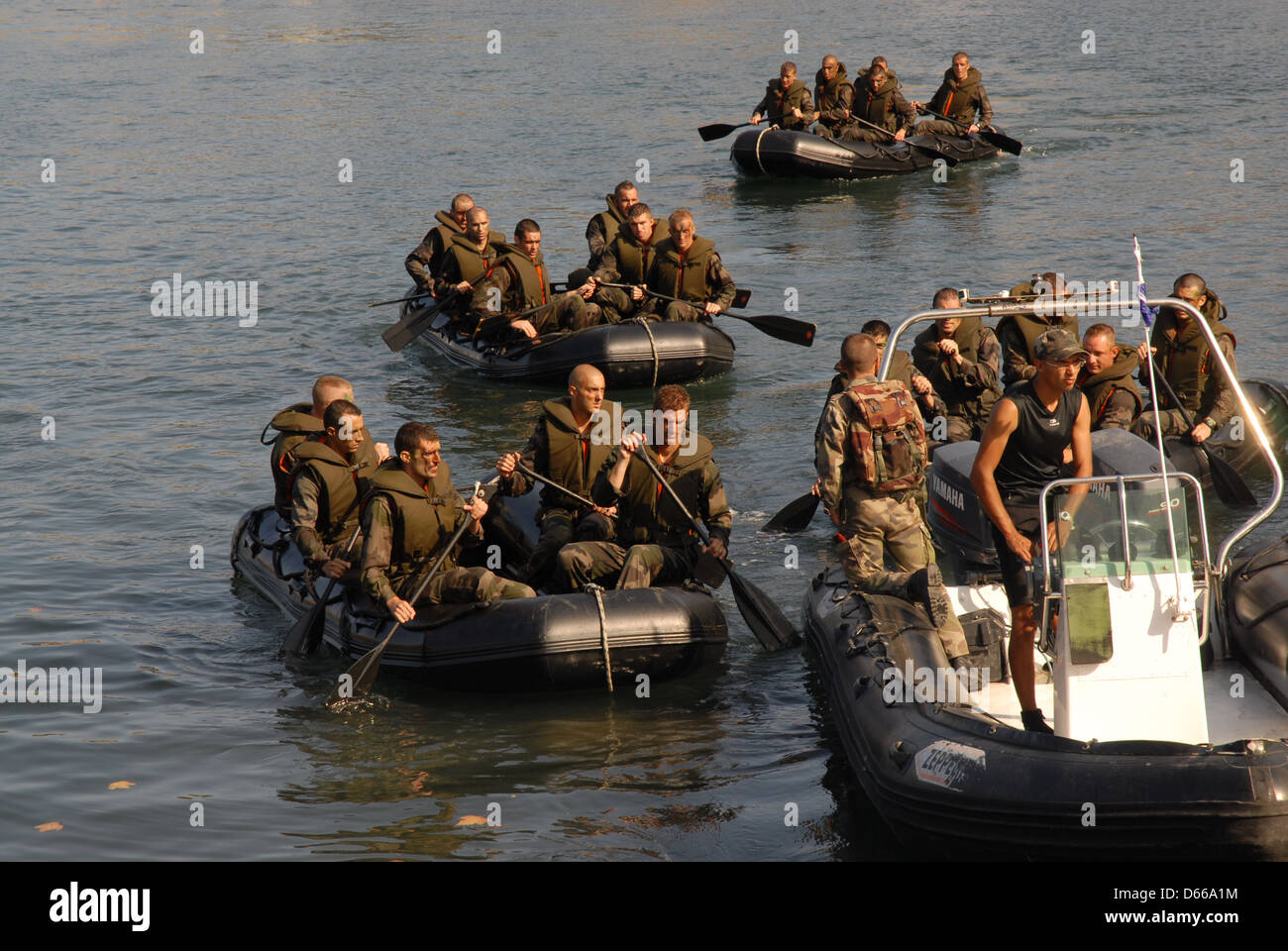 French Marine Commando's, Collioure, France Stock Photo - Alamy