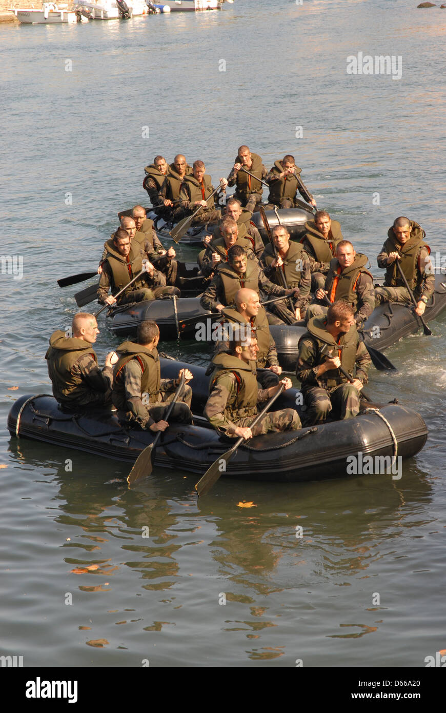 French Marine Commando's, Collioure, France Stock Photo - Alamy