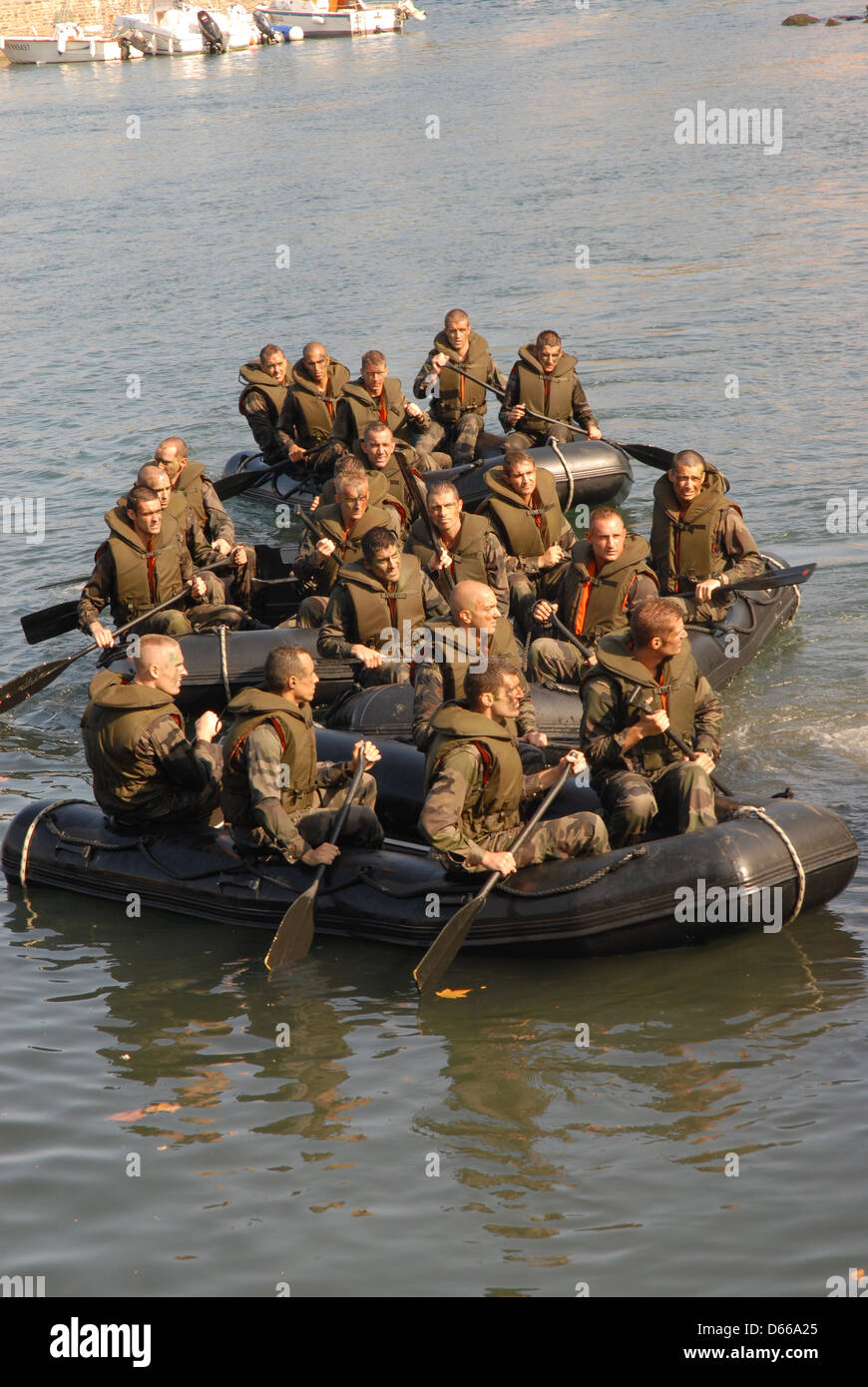 French Marine Commando's, Collioure, France Stock Photo - Alamy