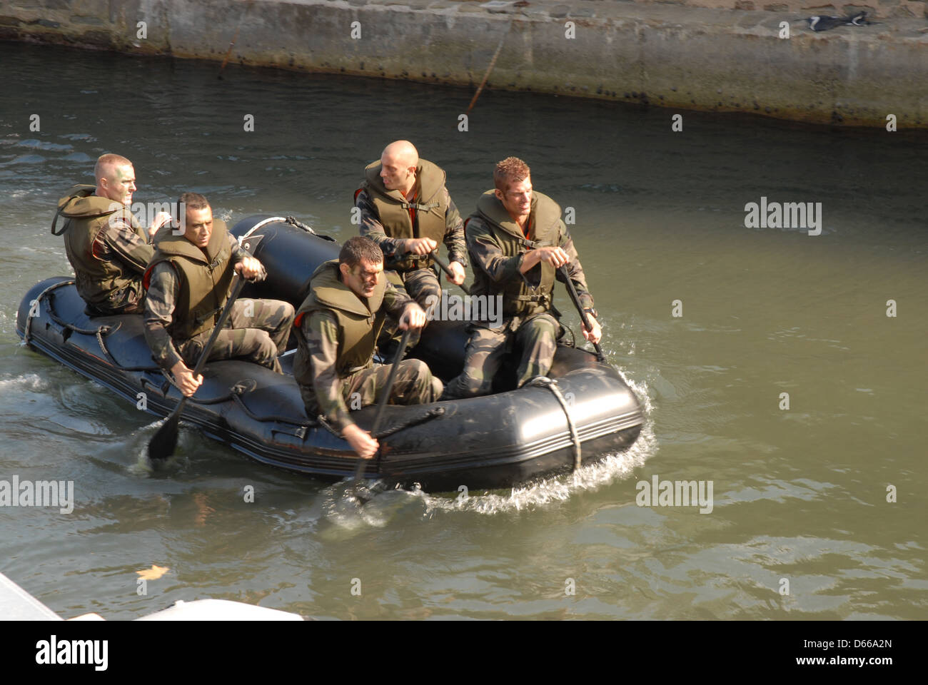 French Marine Commando's, Collioure, France Stock Photo - Alamy