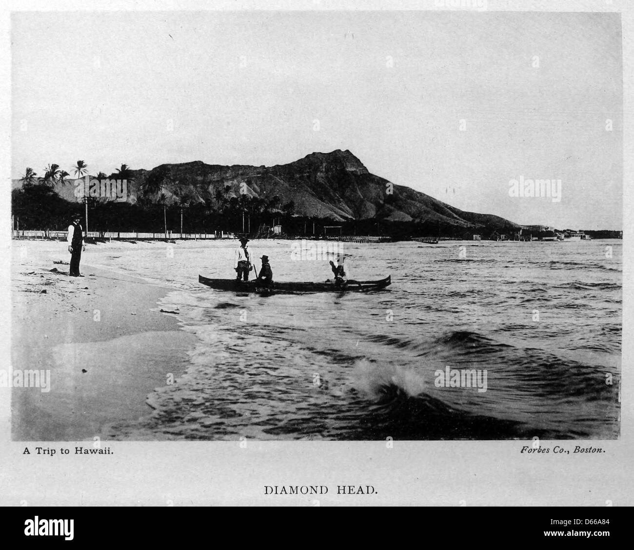 Diamond head hawaii Black and White Stock Photos & Images - Alamy