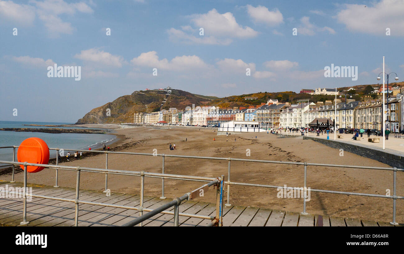 Aberystwyth seafront hi-res stock photography and images - Alamy