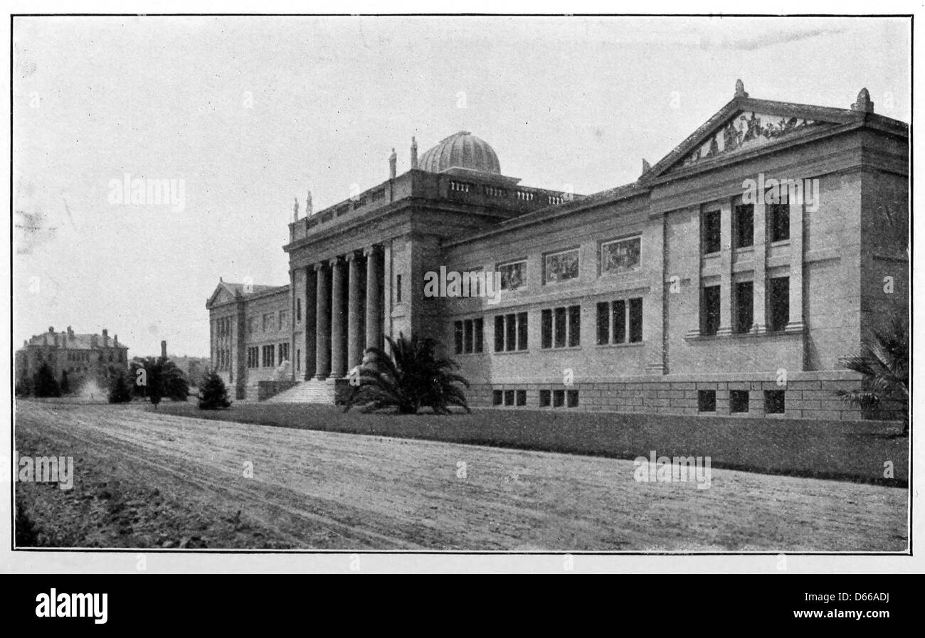 An image from a 1905 visit to Stanford University, showcasing the ...