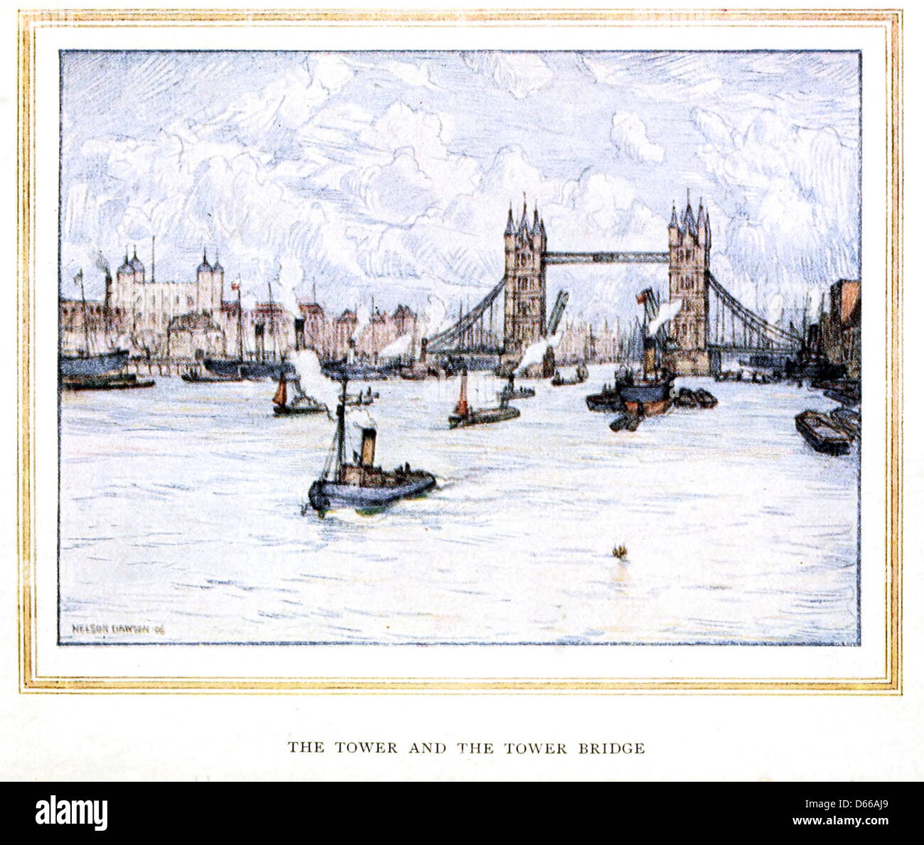 A 1906 photograph capturing scenes of London, showcasing the city’s ...