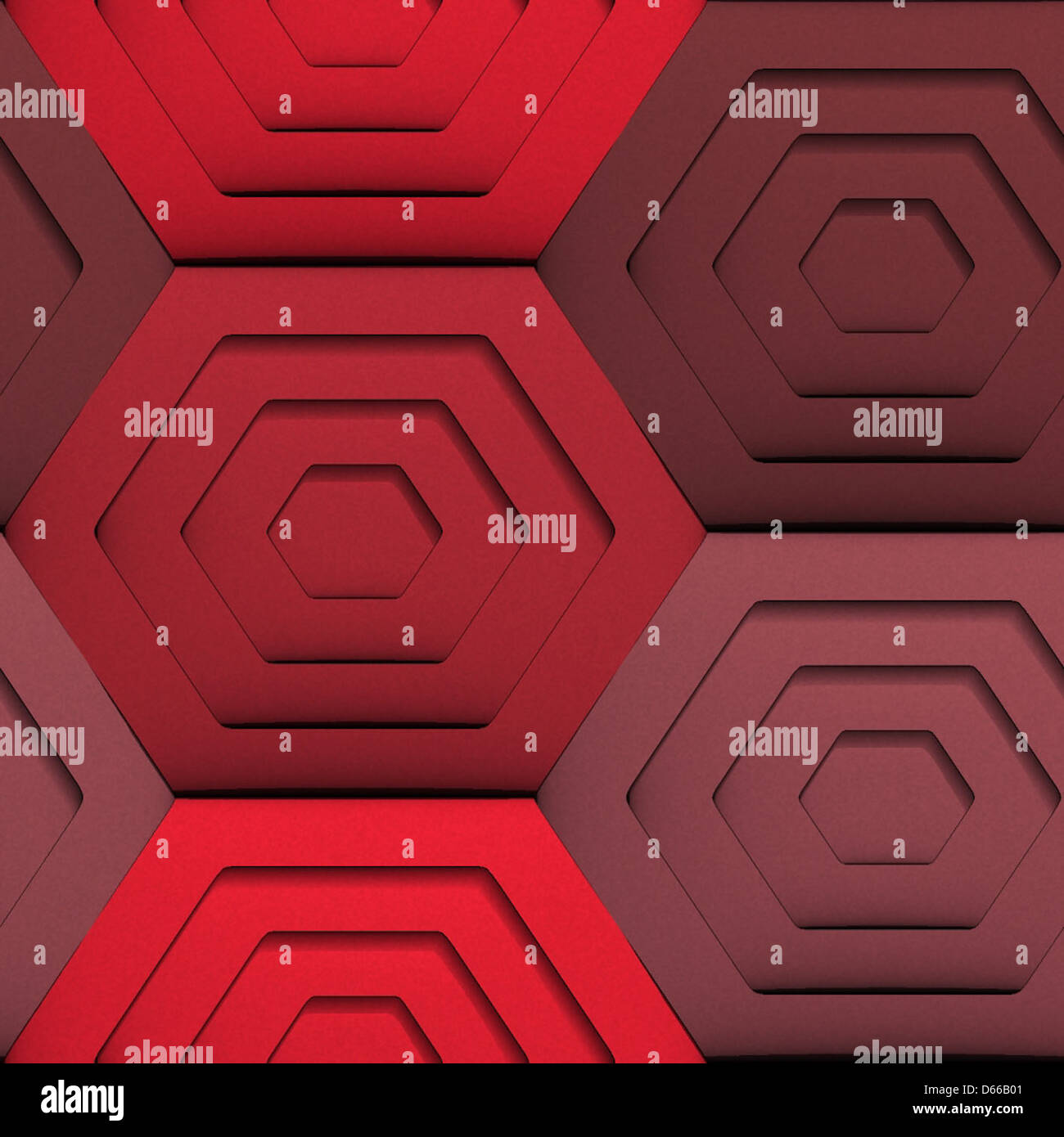 This image features a seamless red construction paper cutout background ...