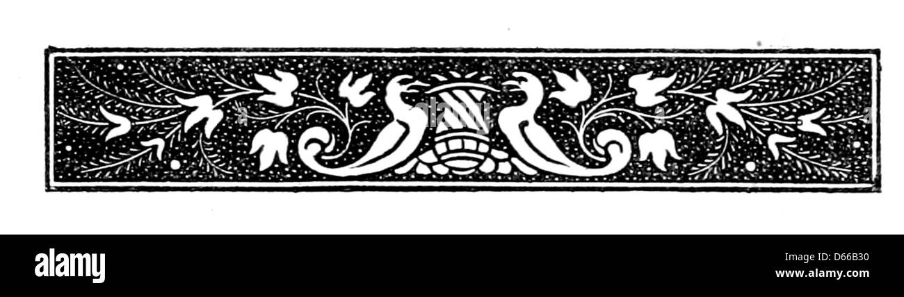 This 1875 illustrated book features poems alongside decorative borders ...