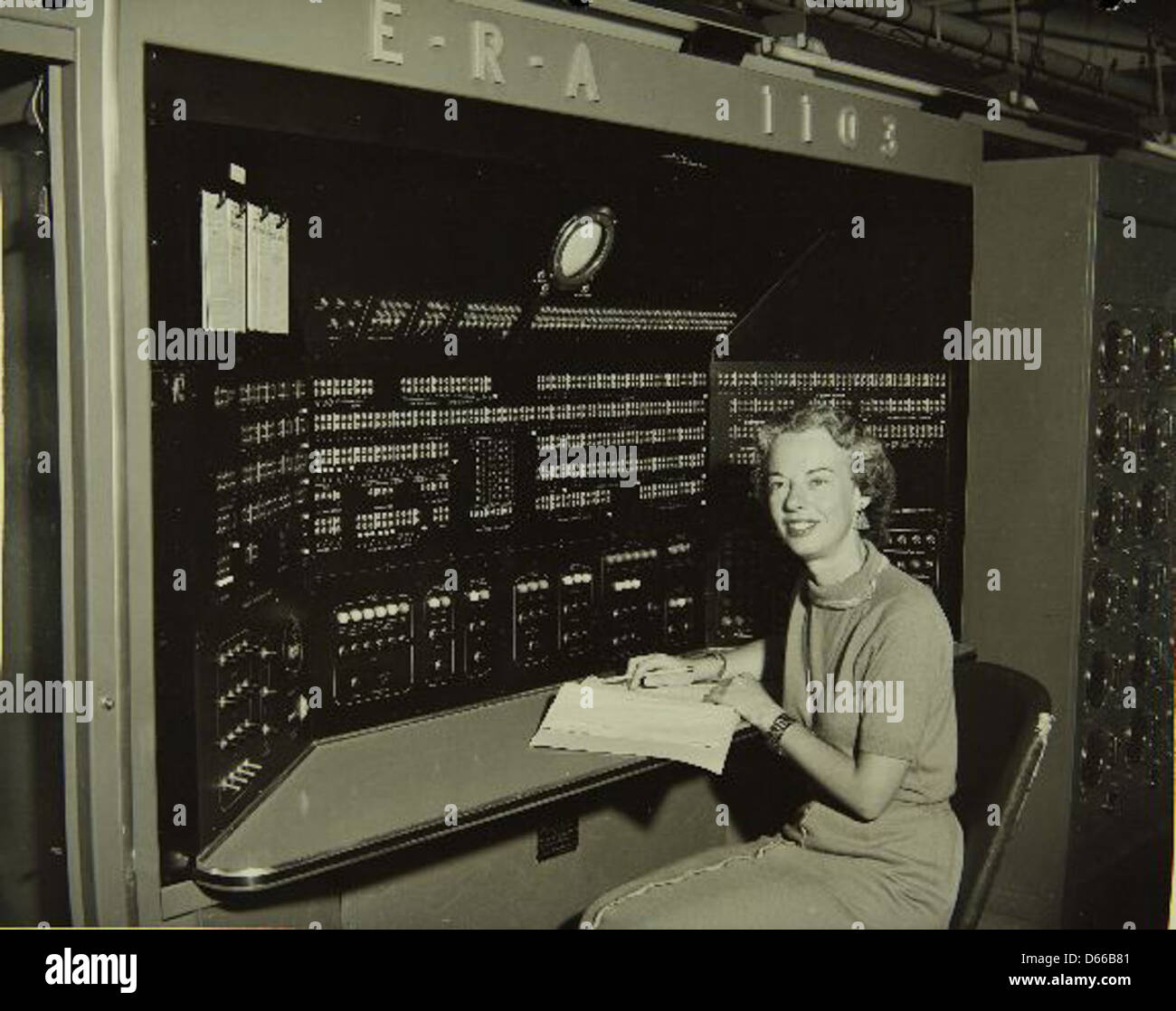 Joan Edson, an employee at Convair/General Dynamics, worked with wind ...