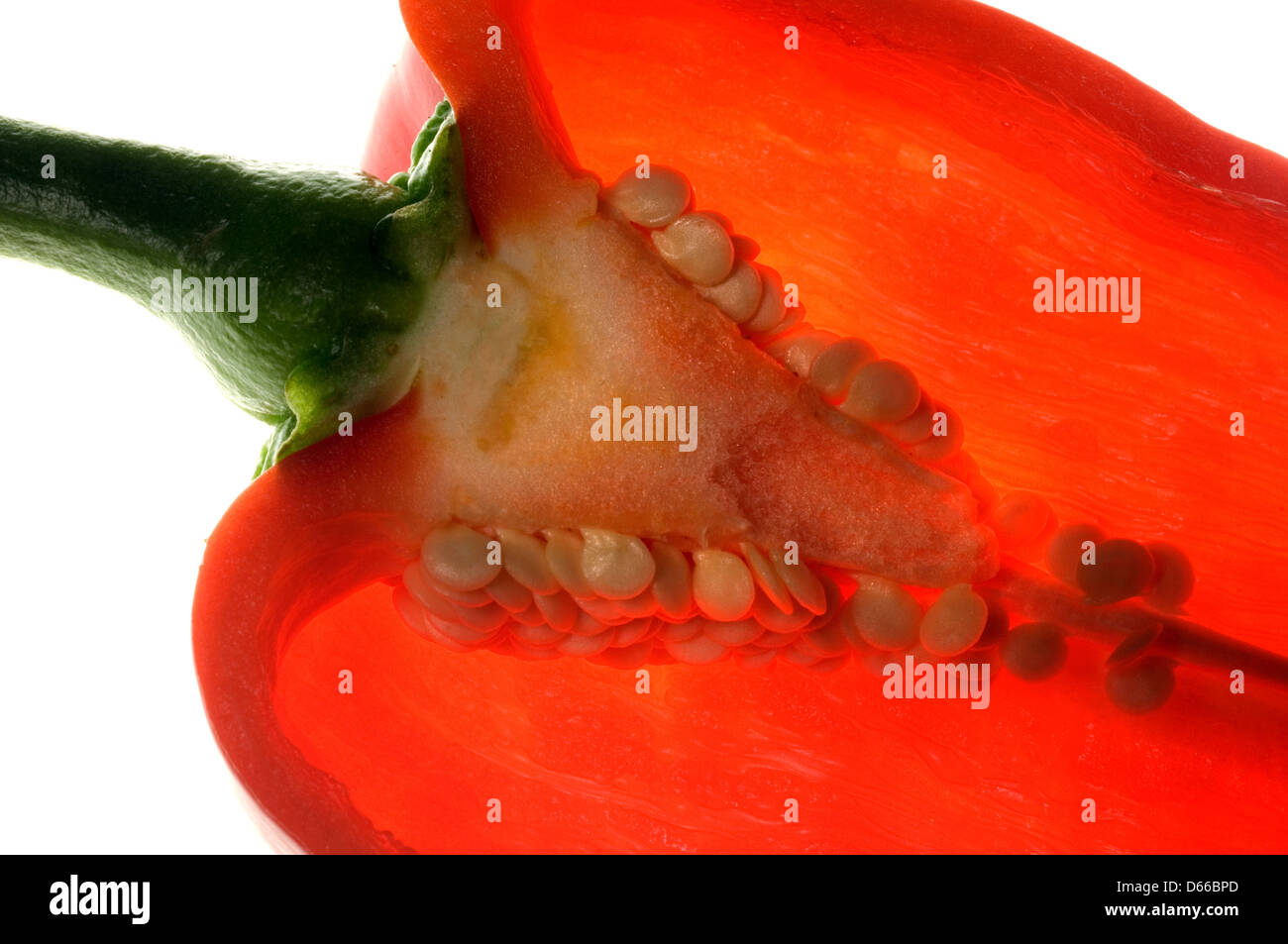 Cross section red capsicum hi-res stock photography and images - Alamy