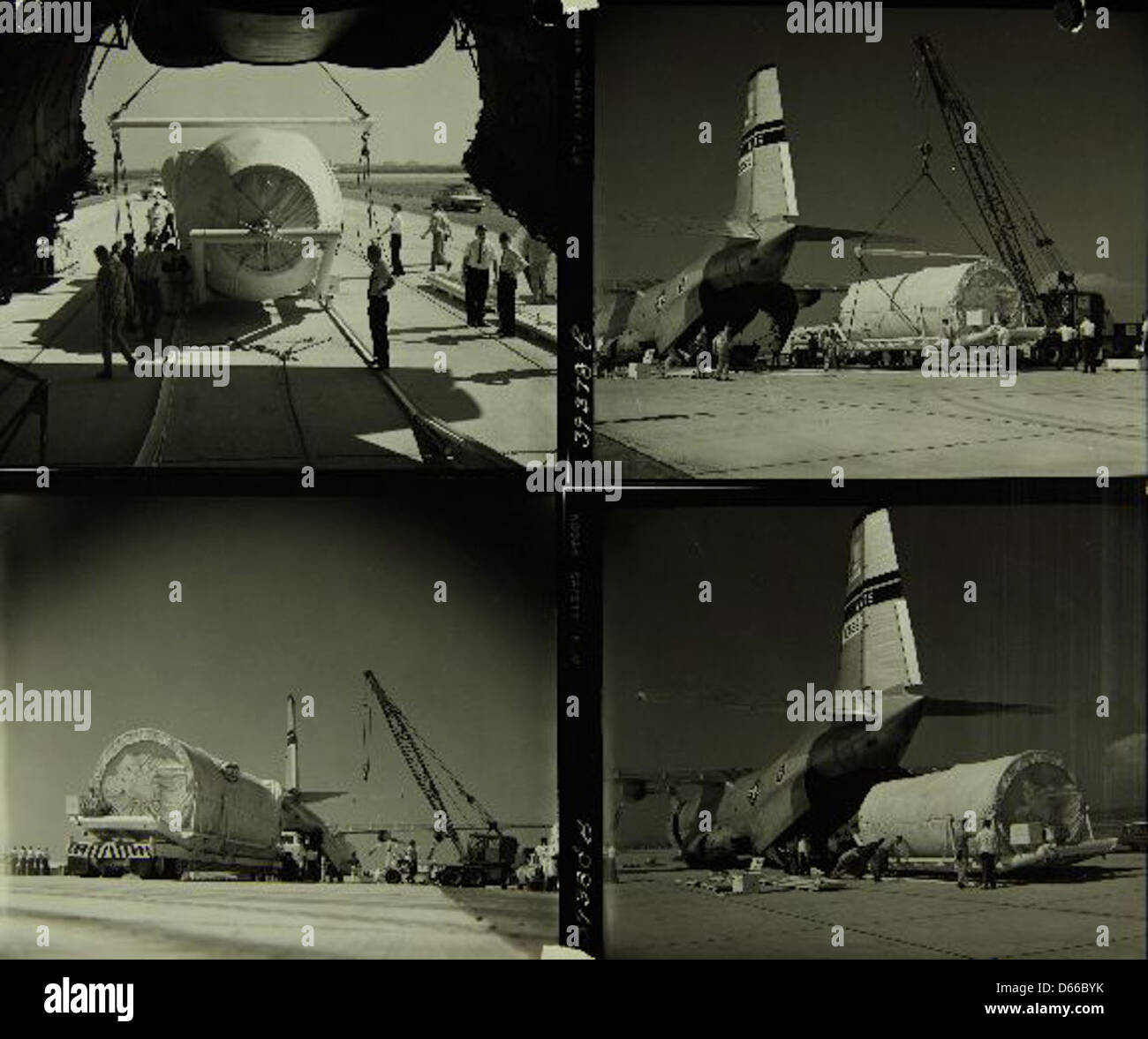 This image highlights the production of Atlas rockets at the Convair ...