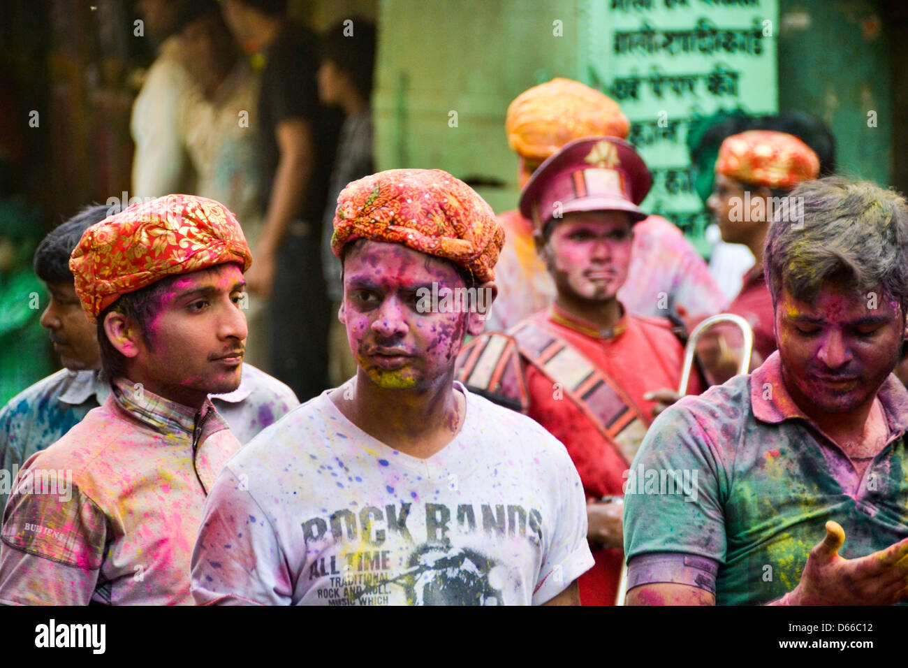 kids having fun with colors Stock Photo - Alamy