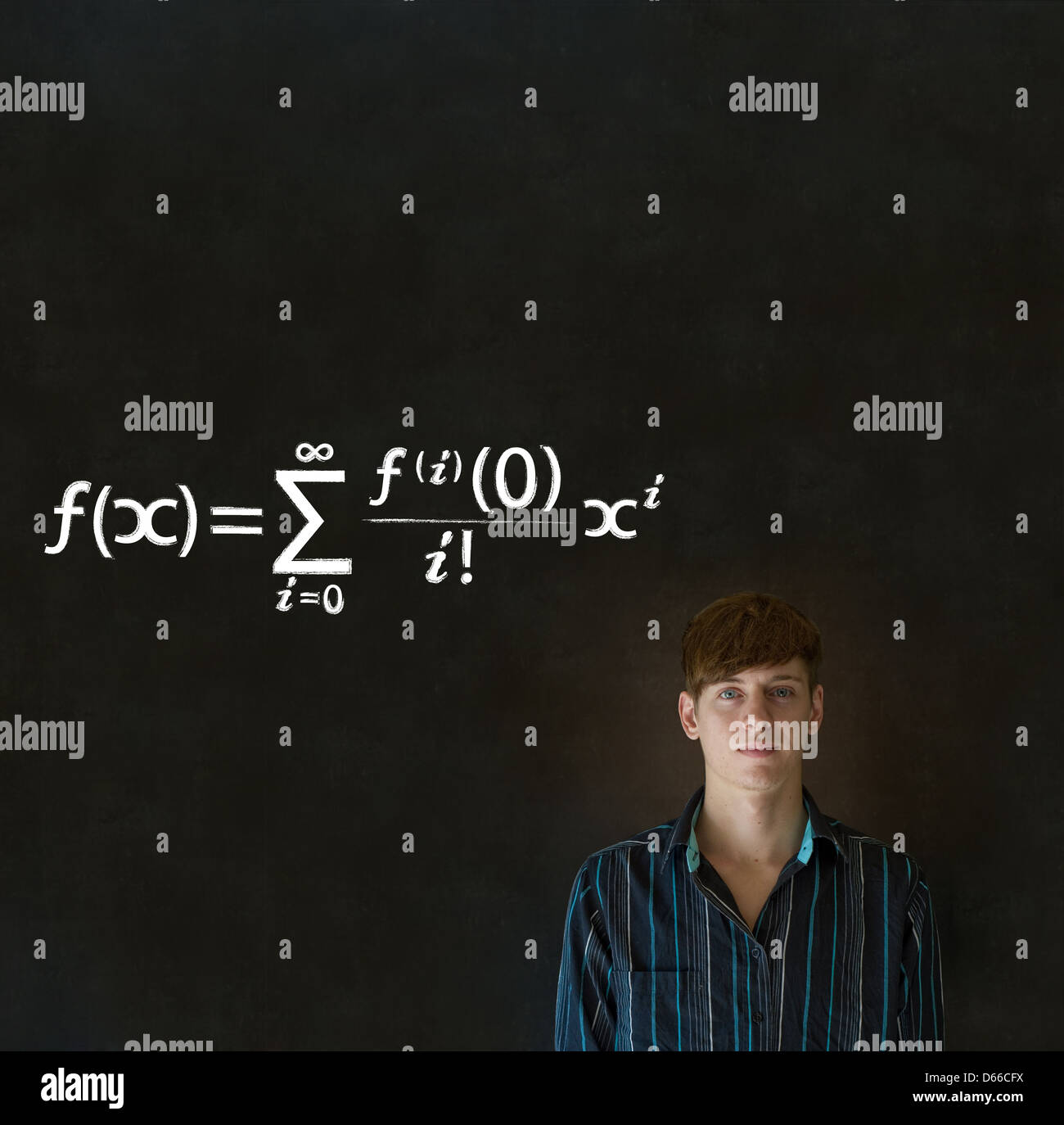 Male math teacher white board hi-res stock photography and images - Alamy