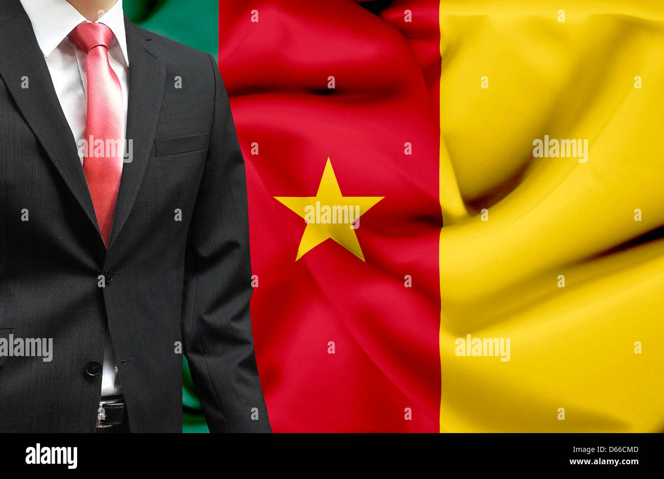 Businessman from Cameroon conceptual image Stock Photo - Alamy