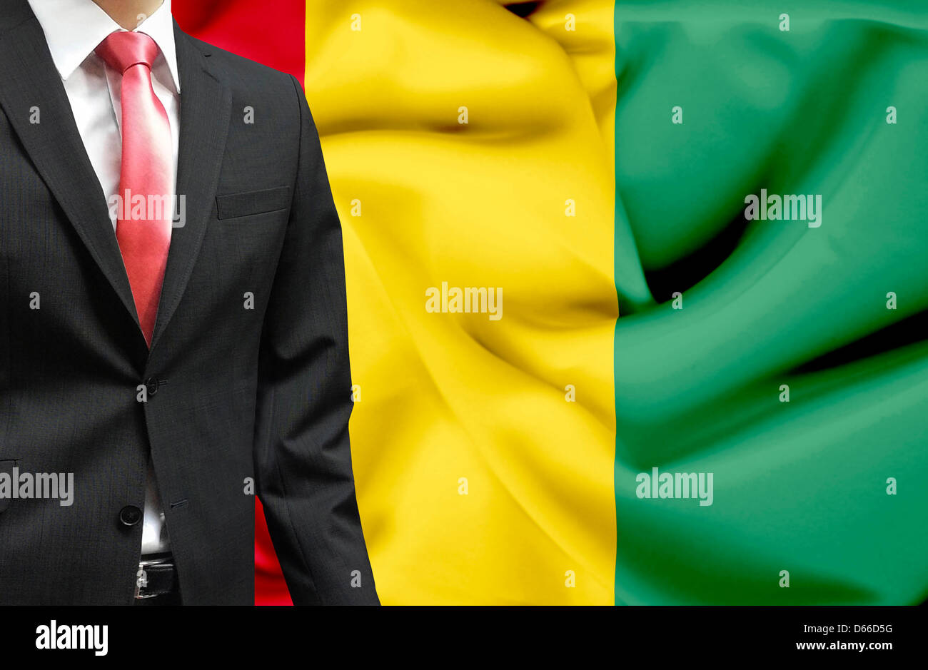 Businessman from Guinea conceptual image Stock Photo - Alamy