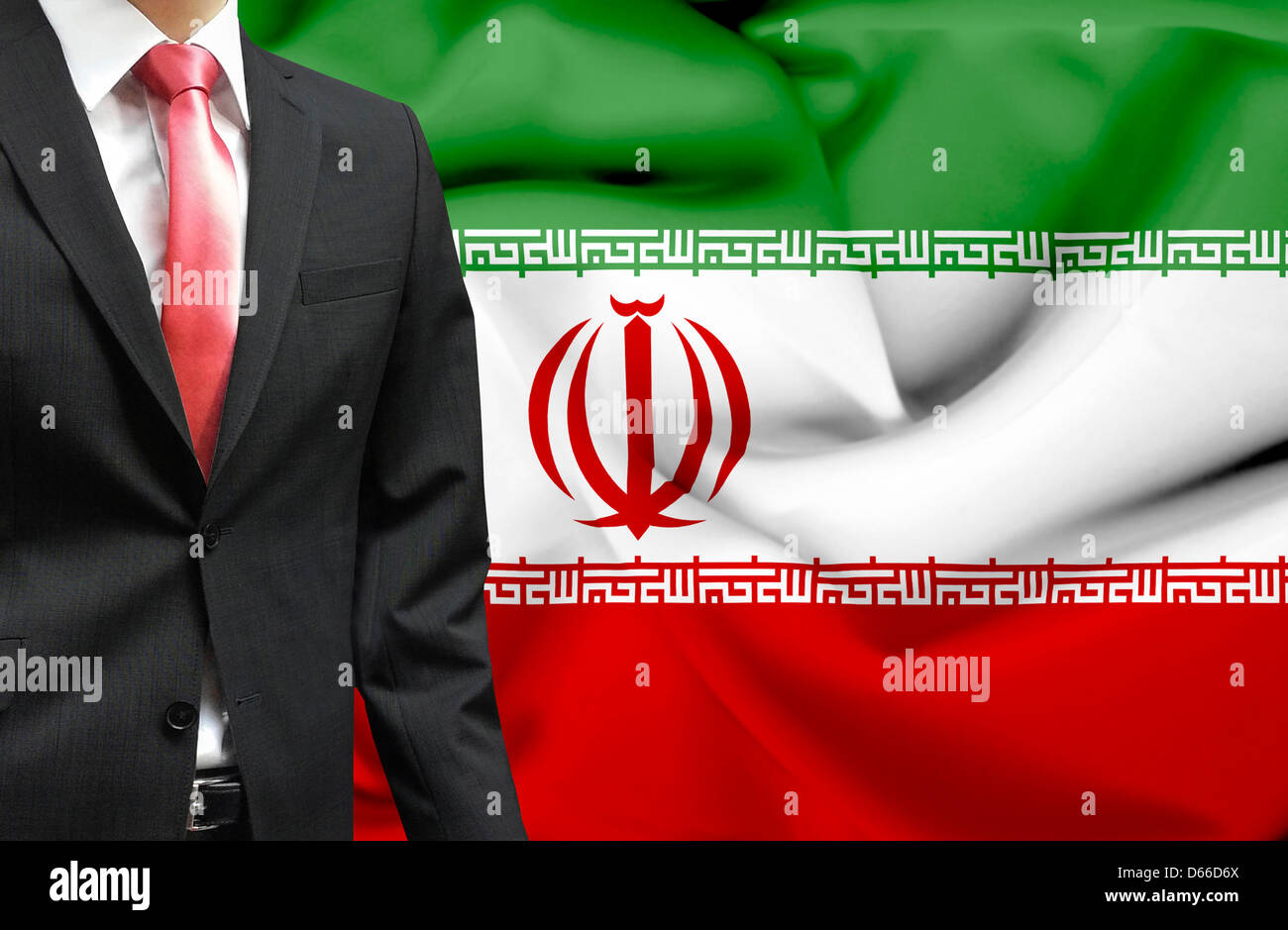 Businessman from Iran conceptual image Stock Photo - Alamy