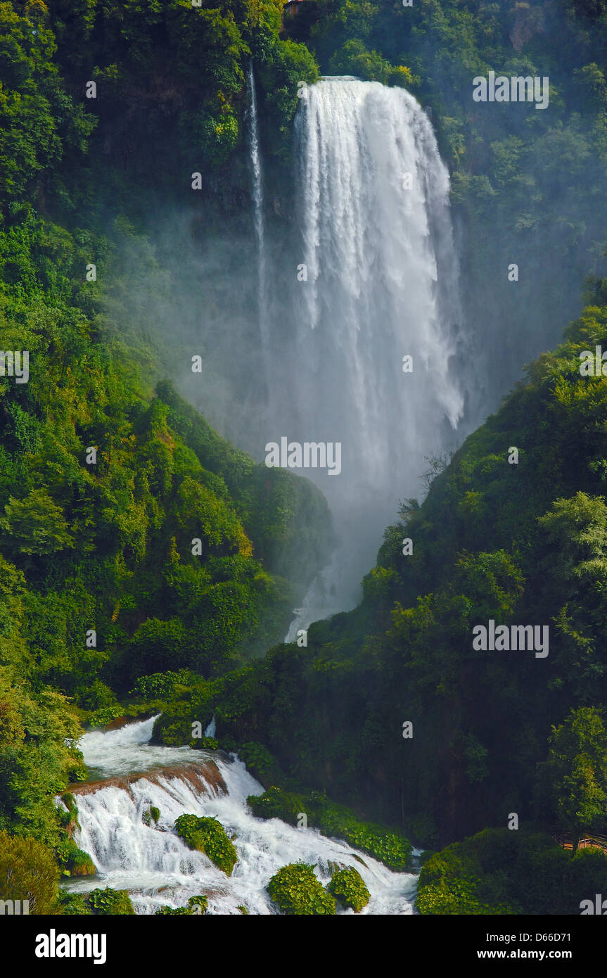 Marmore waterfalls, Cascata delle Marmore, Marmore Falls, Valnerina ...