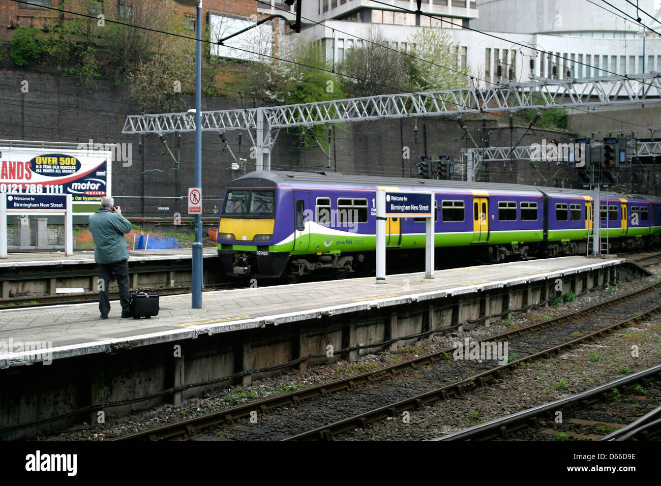Silverlink Trains class 321, Birmingham New Street station, West Midlands, England Stock Photo ...