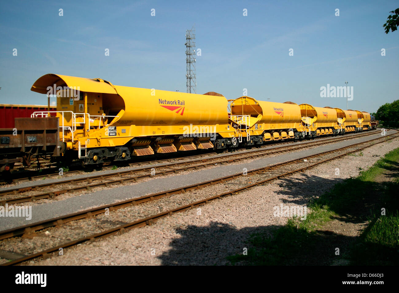network rail wagons, Spittals marshalling yard, Peterborough, East ...