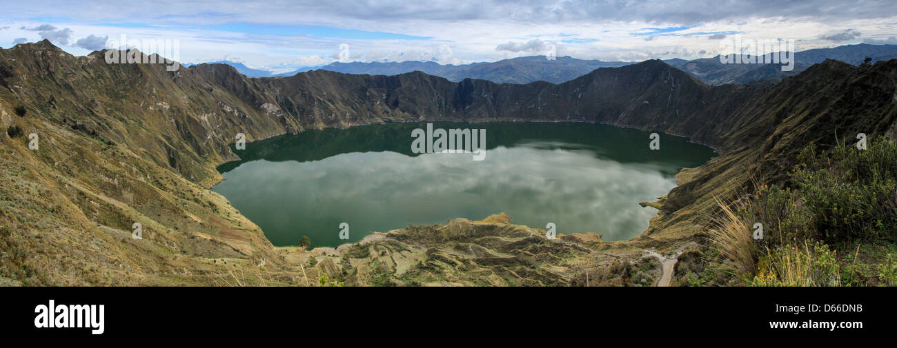 Quilotoa crater lake hi-res stock photography and images - Alamy