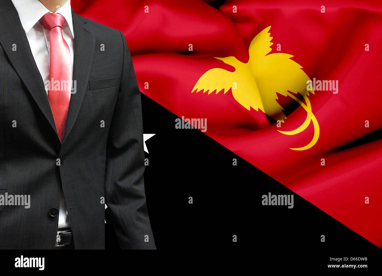 Businessman from Papua New Guinea conceptual image Stock Photo - Alamy