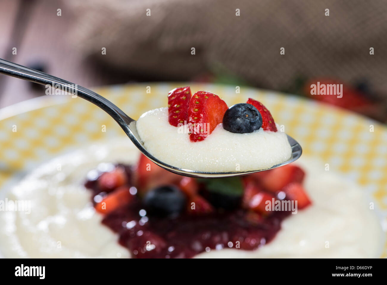 Semolina pudding jam hi-res stock photography and images - Alamy