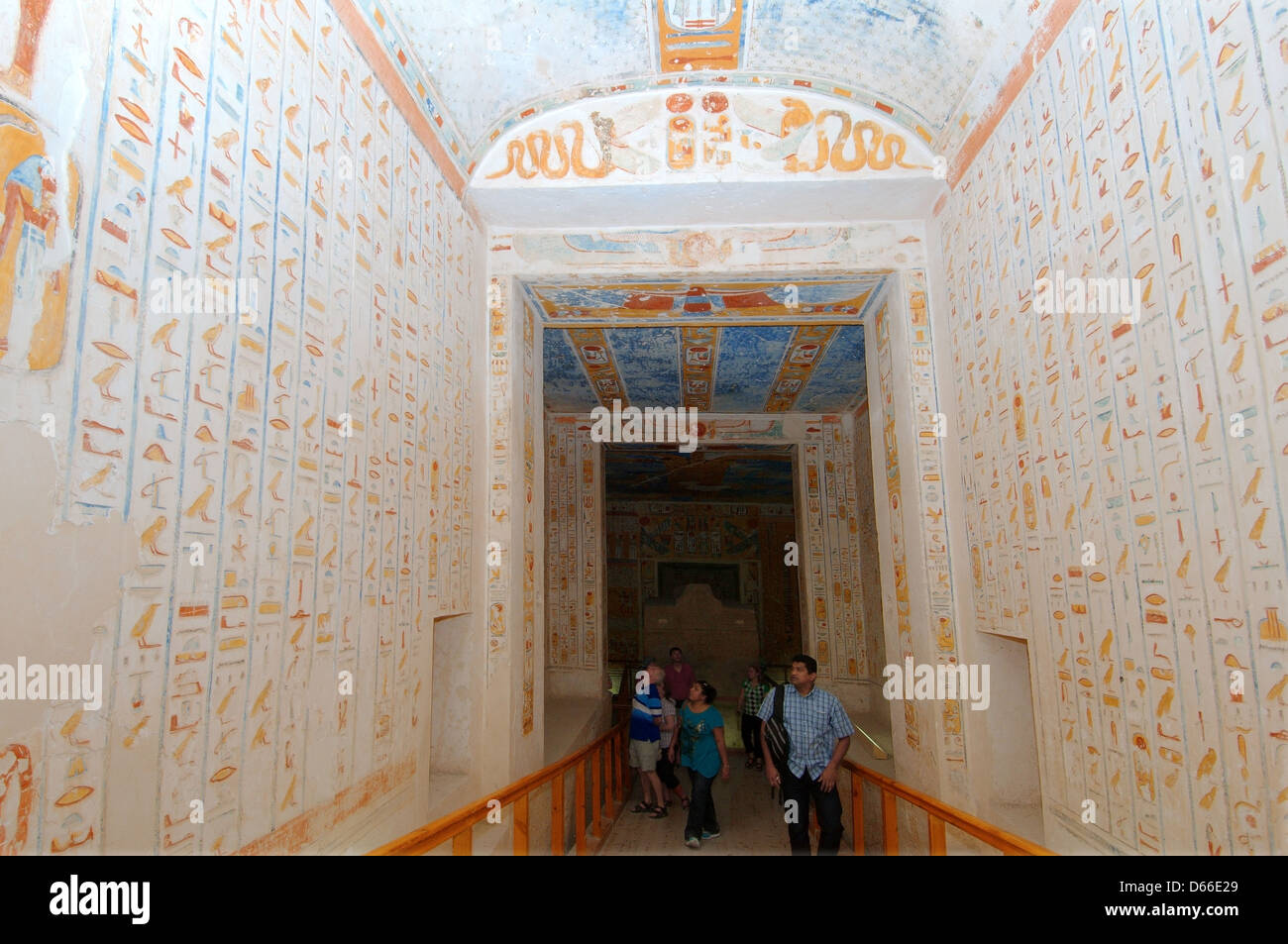 The Interior of Ramesses IV's KV2 royal tomb, East Valley of the Kings ...