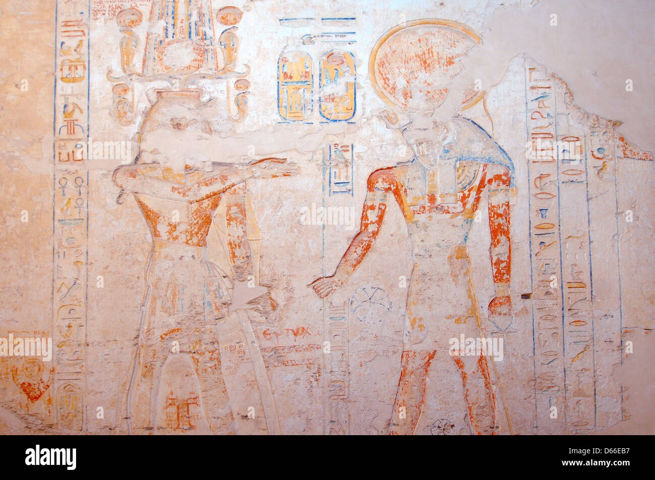 The Interior of Ramesses IV's KV2 royal tomb, East Valley of the Kings ...