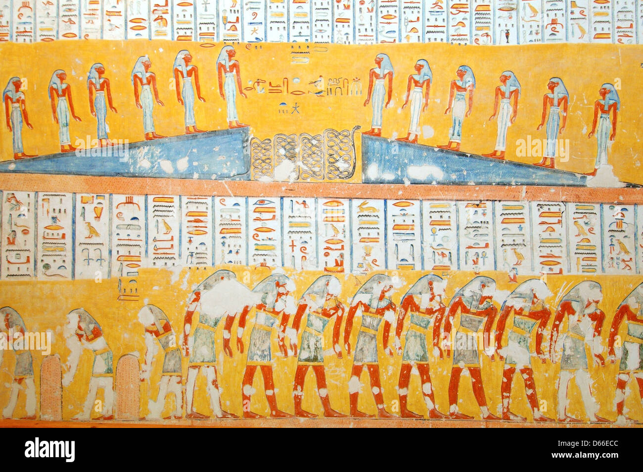 The Interior of Ramesses IV's KV2 royal tomb, East Valley of the Kings ...