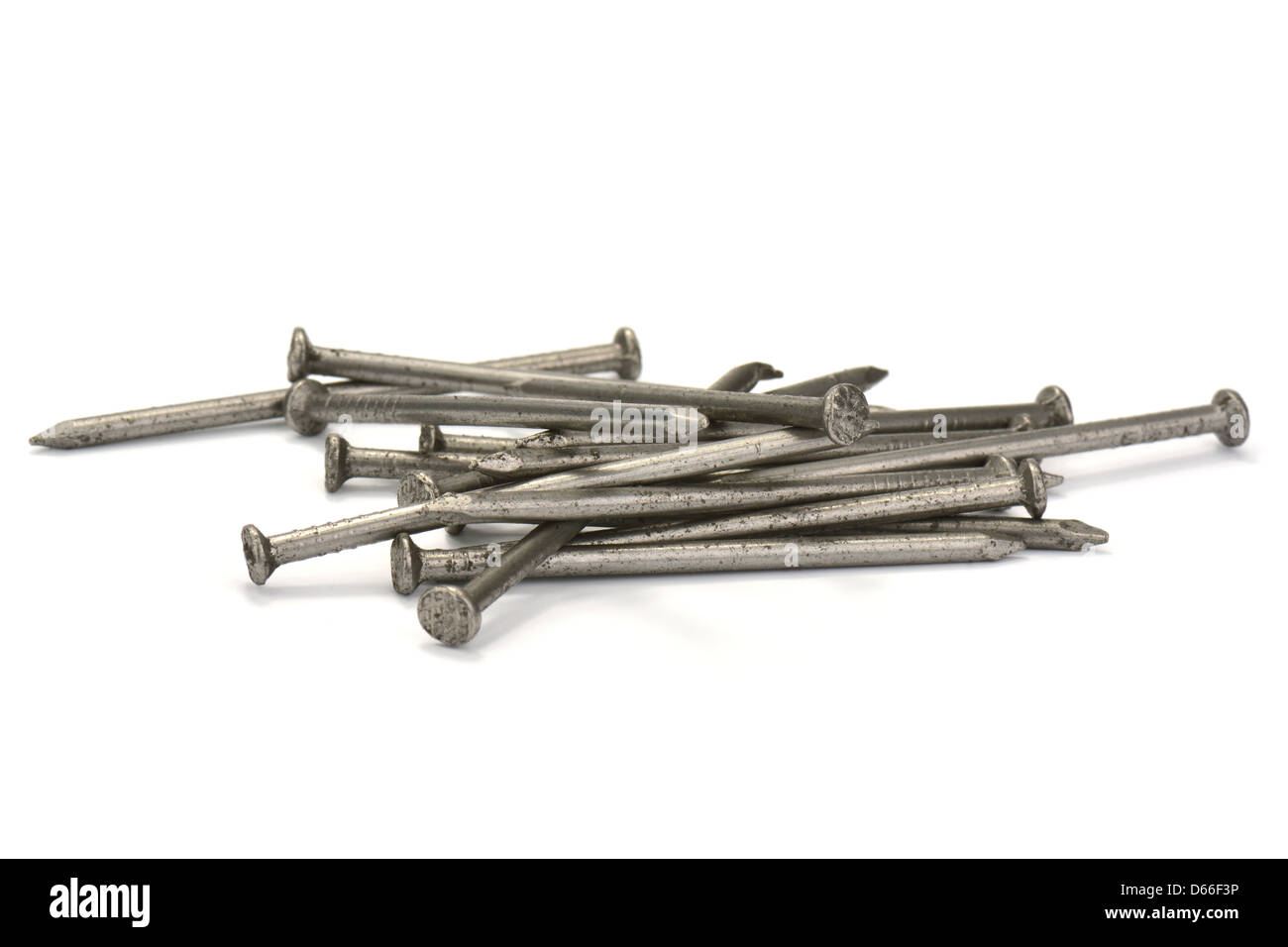 A pile of nails Stock Photo - Alamy