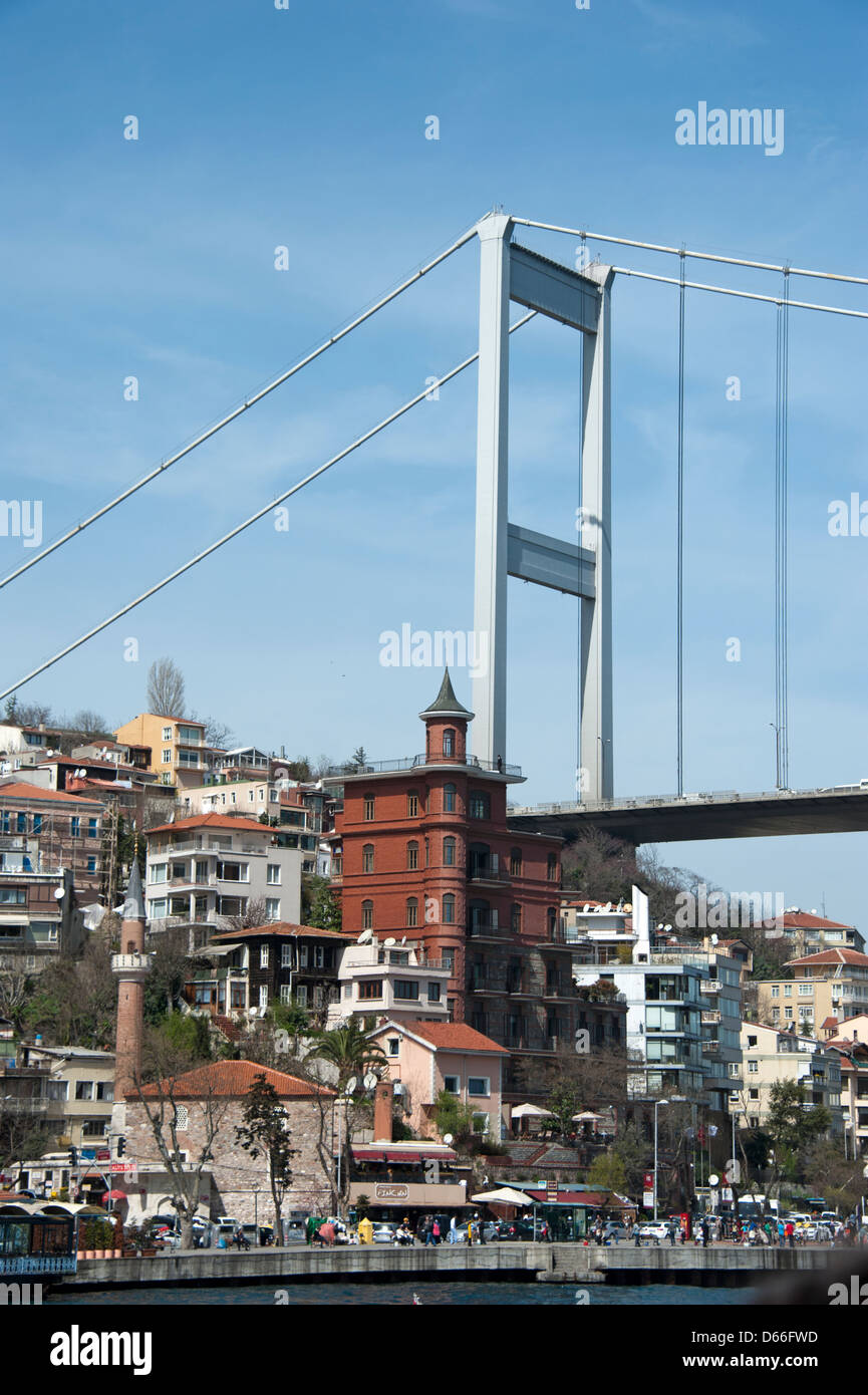 Bosphorus Suspension Bridge Istanbul Turkey Stock Photo - Alamy