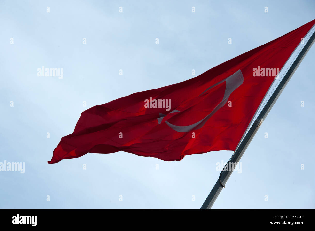 Turkish flag istanbul hi-res stock photography and images - Alamy