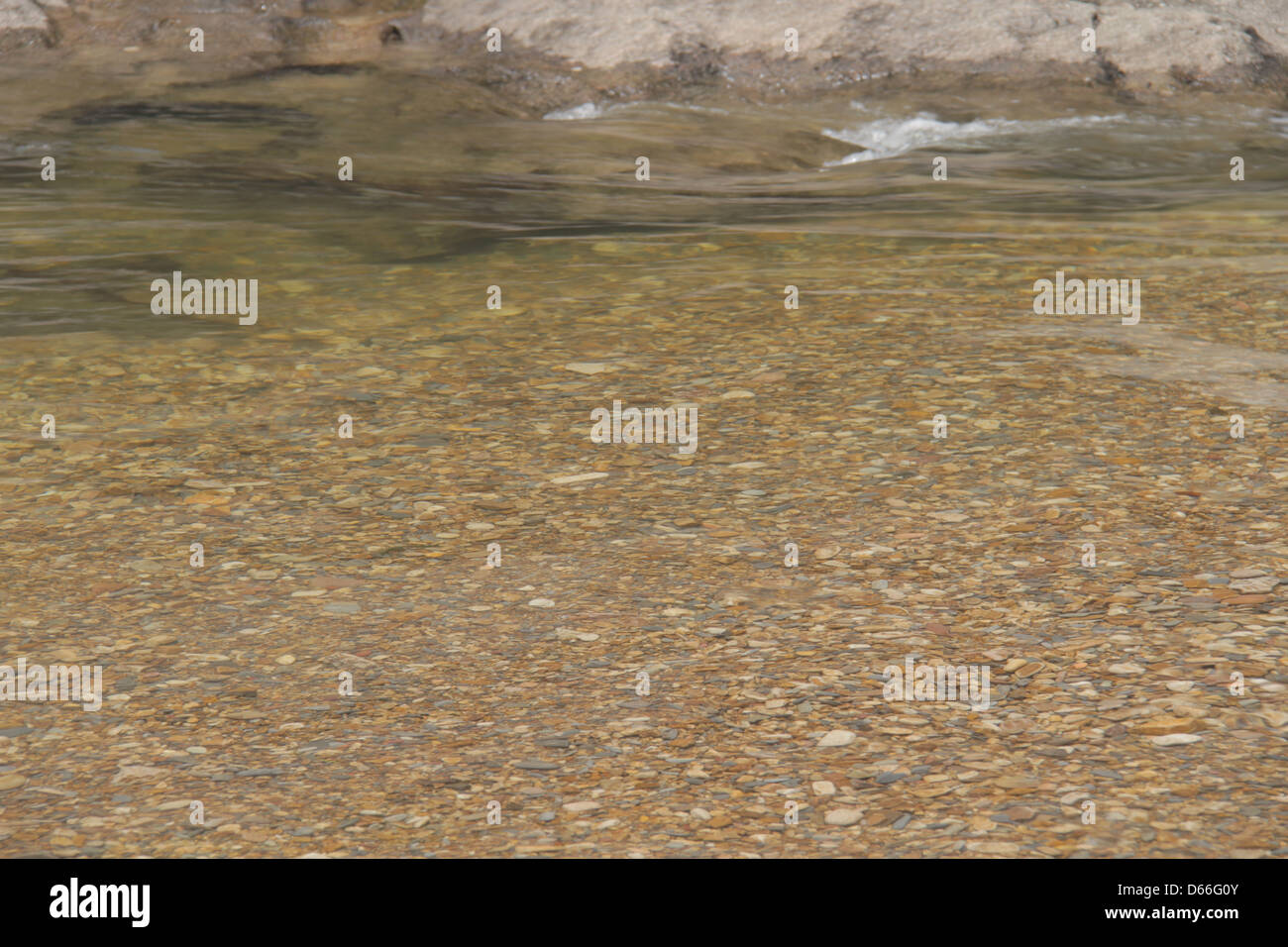 Water of a crystal clear river in high altitude region Brazil Stock ...