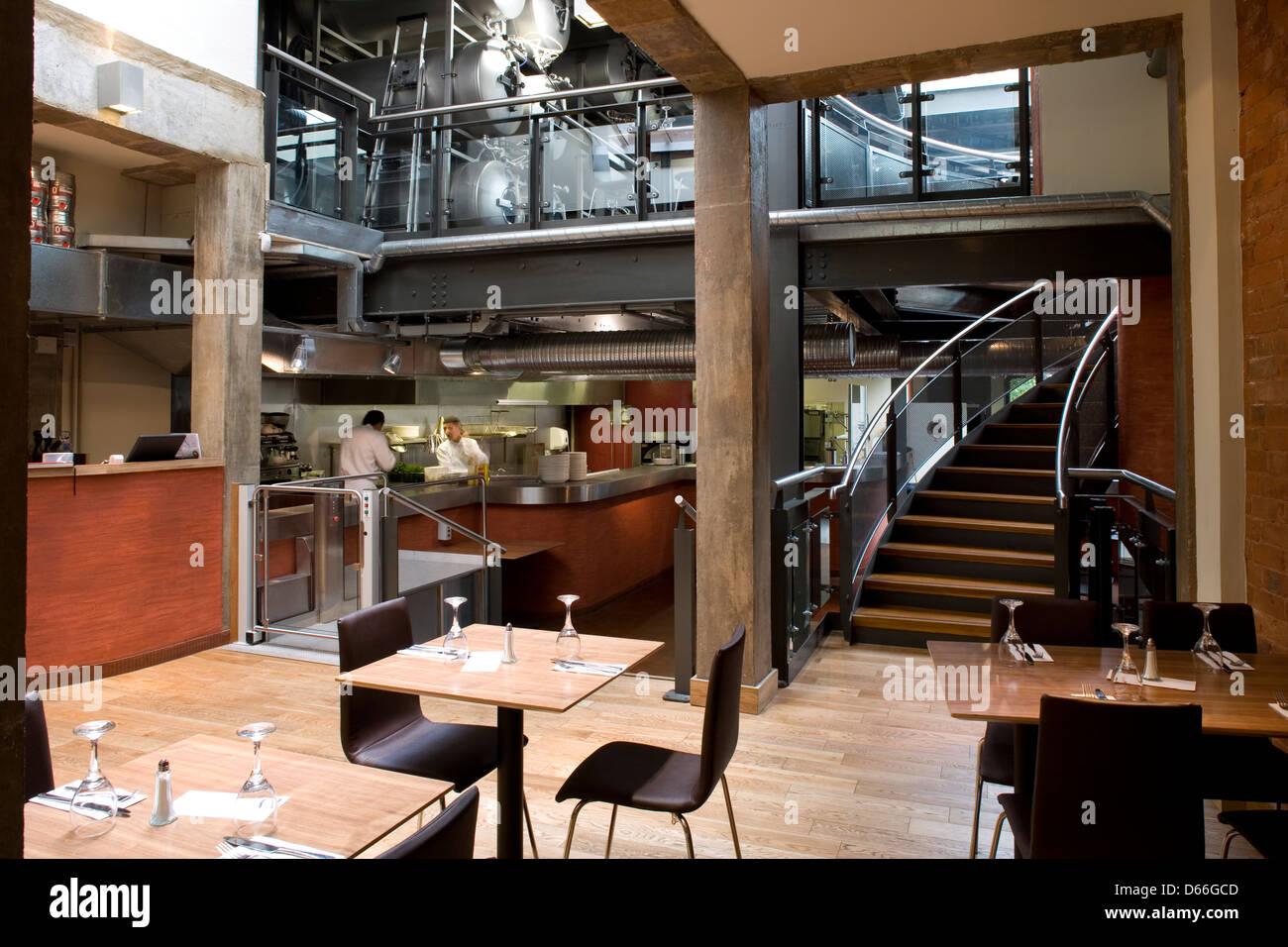 Restaurant and micro brewery Stock Photo - Alamy