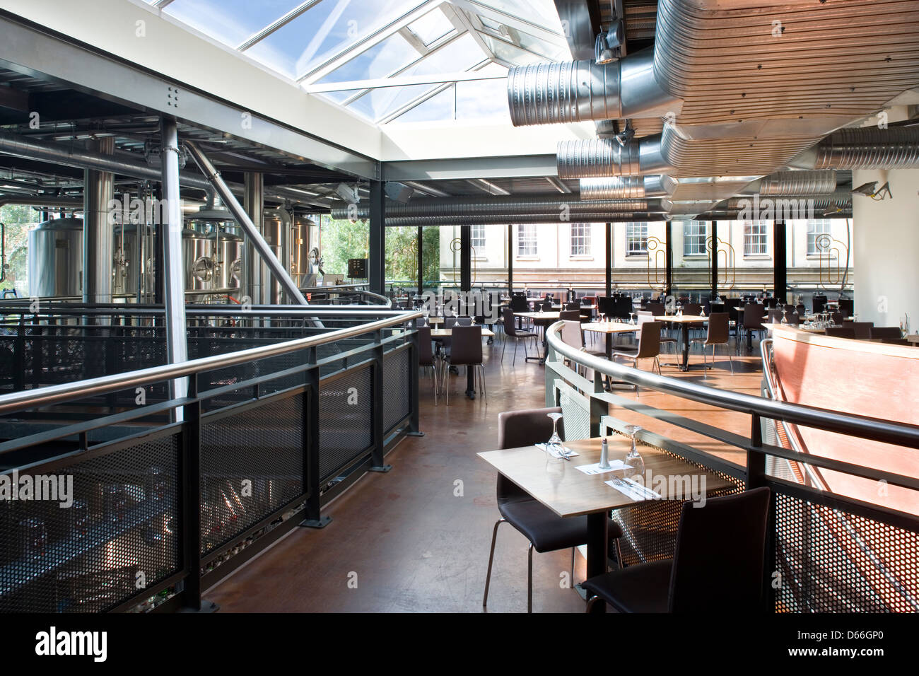 Restaurant and micro brewery Stock Photo - Alamy