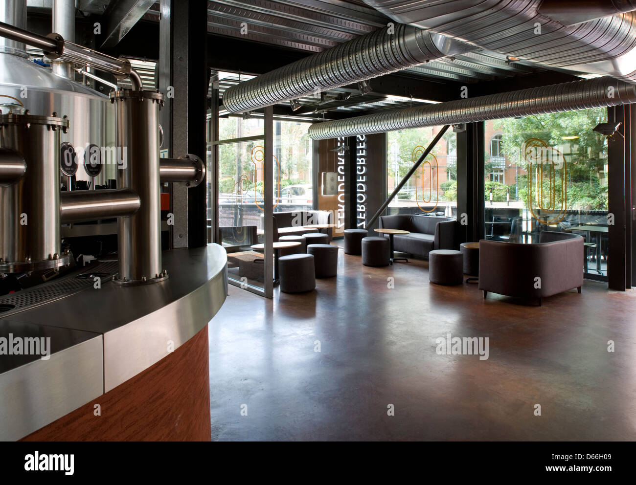 Restaurant and micro brewery Stock Photo - Alamy