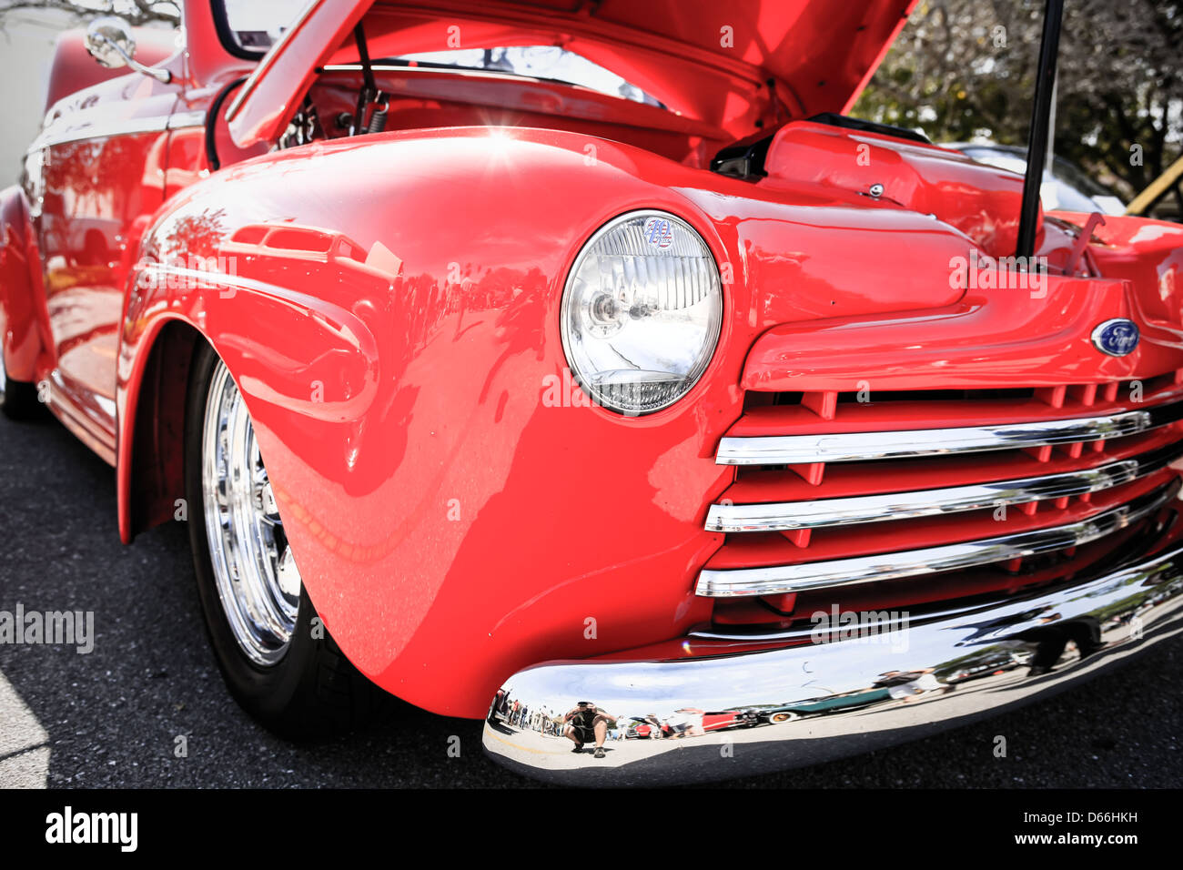1948 Ford Coupe Custom American Classic Car Stock Photo - Alamy