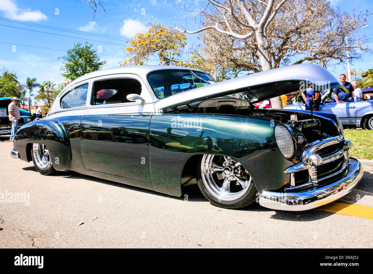 1950s Chevy Custom Car Stock Photo - Alamy