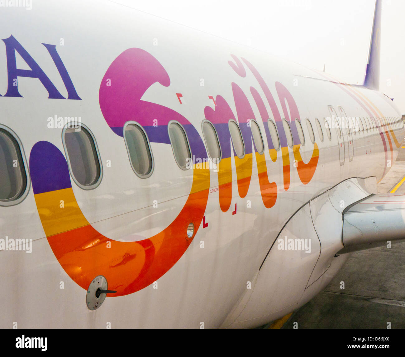 A Thai Smile plane Stock Photo - Alamy