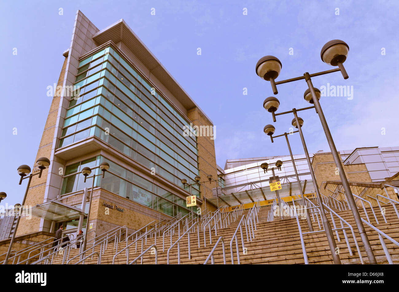 Entrance to AO Manchester Arena, formerly MEN Manchester Arena ...