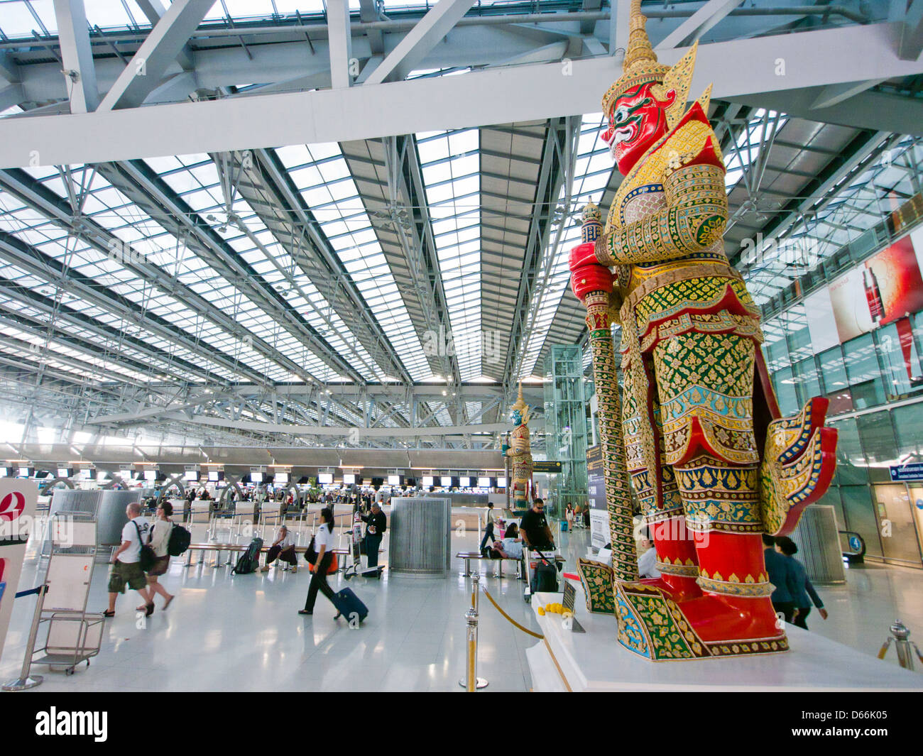 Suvarnabhumi International Airport in Bangkok Thailand Stock Photo - Alamy