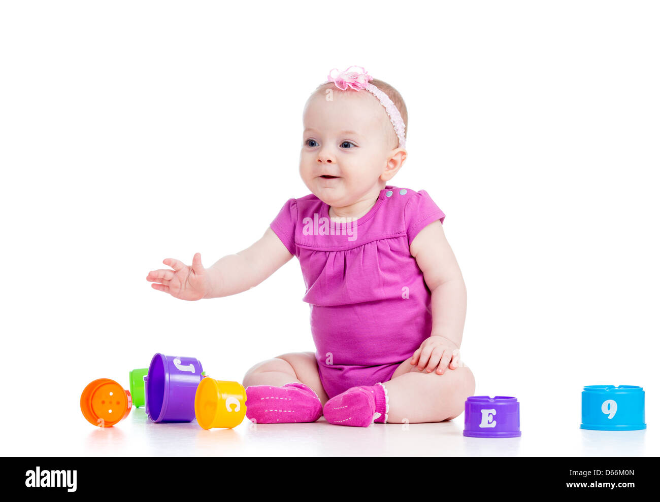 baby girl playing Stock Photo - Alamy