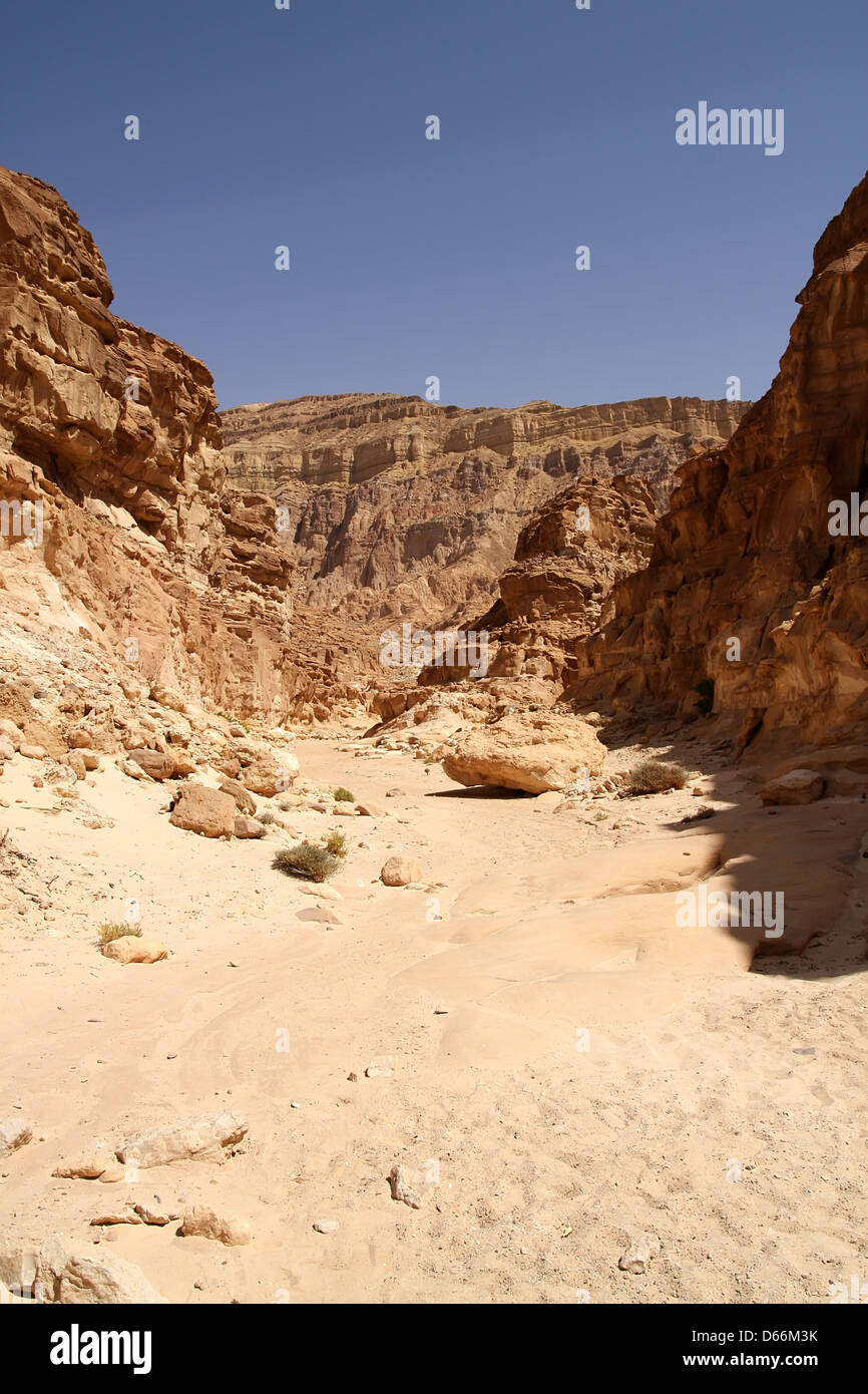 Colored canyon in Sinai, Egypt Stock Photo - Alamy