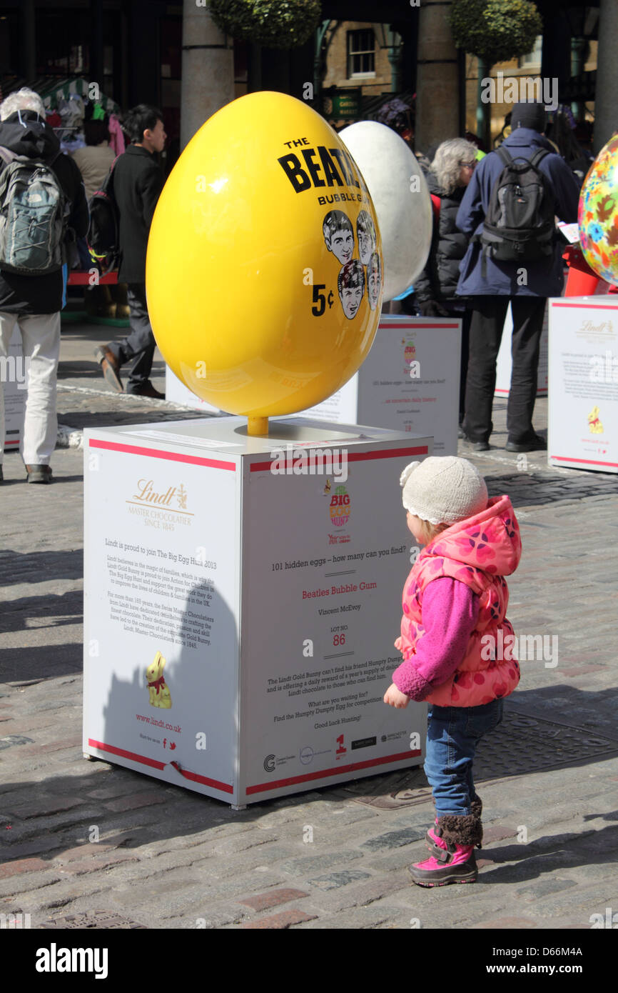 Beatles Easter Egg at Covent Garden London England UK Stock Photo - Alamy