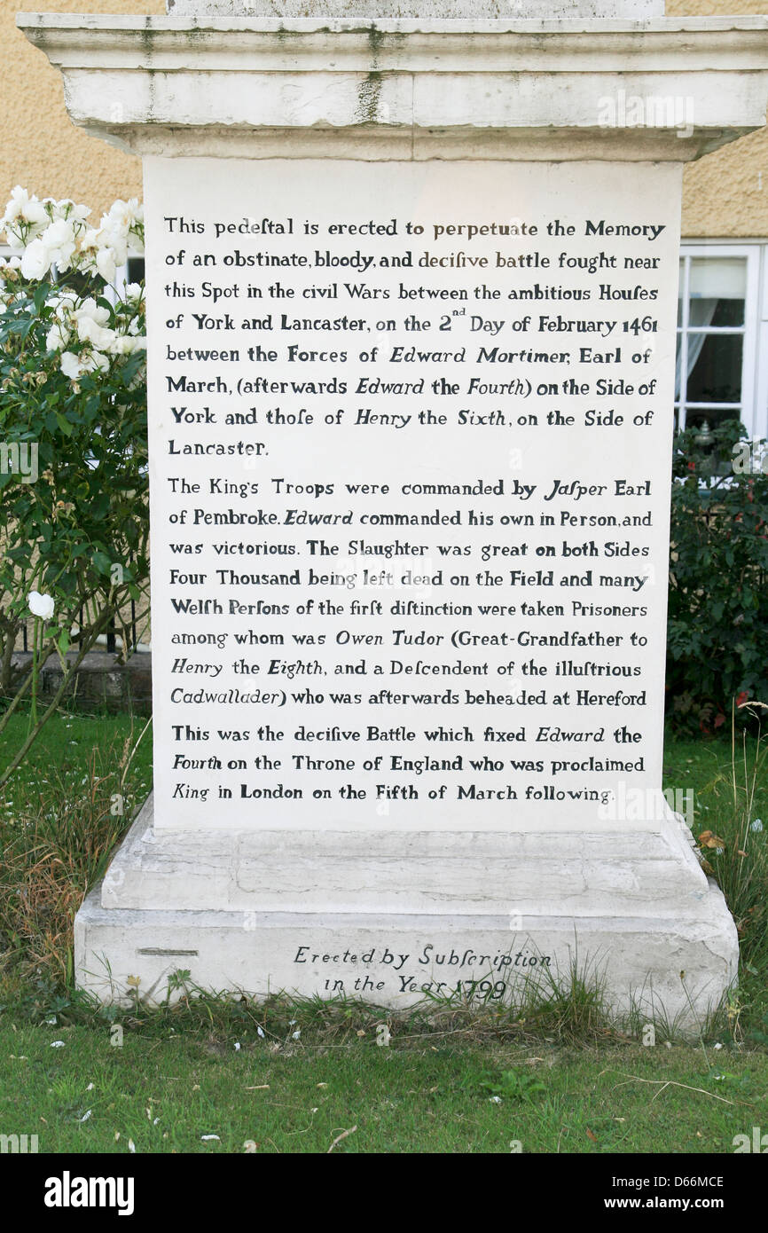 Battle of mortimers cross hi-res stock photography and images - Alamy