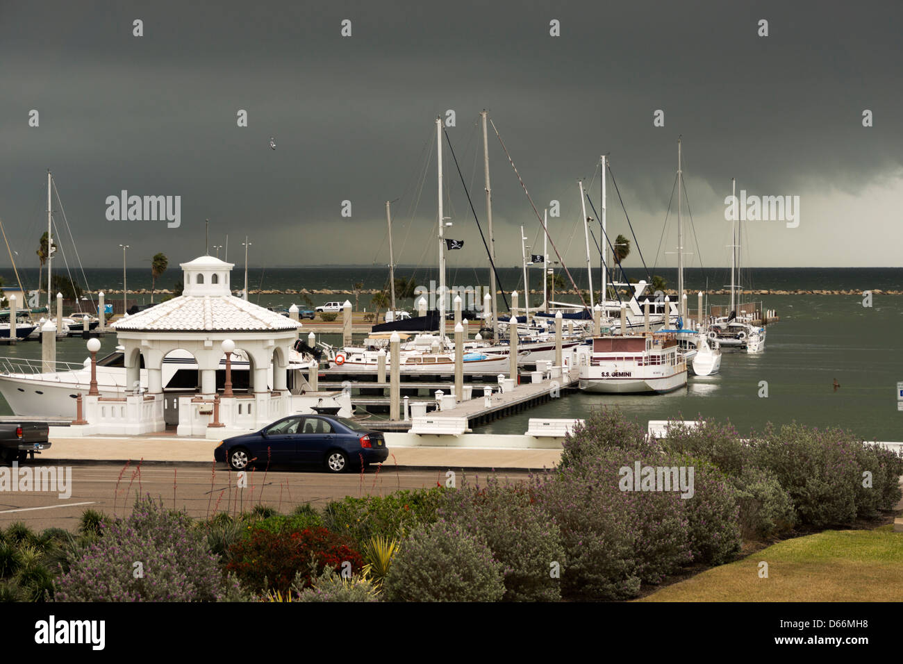Corpus Christi Bay and marina Stock Photo - Alamy