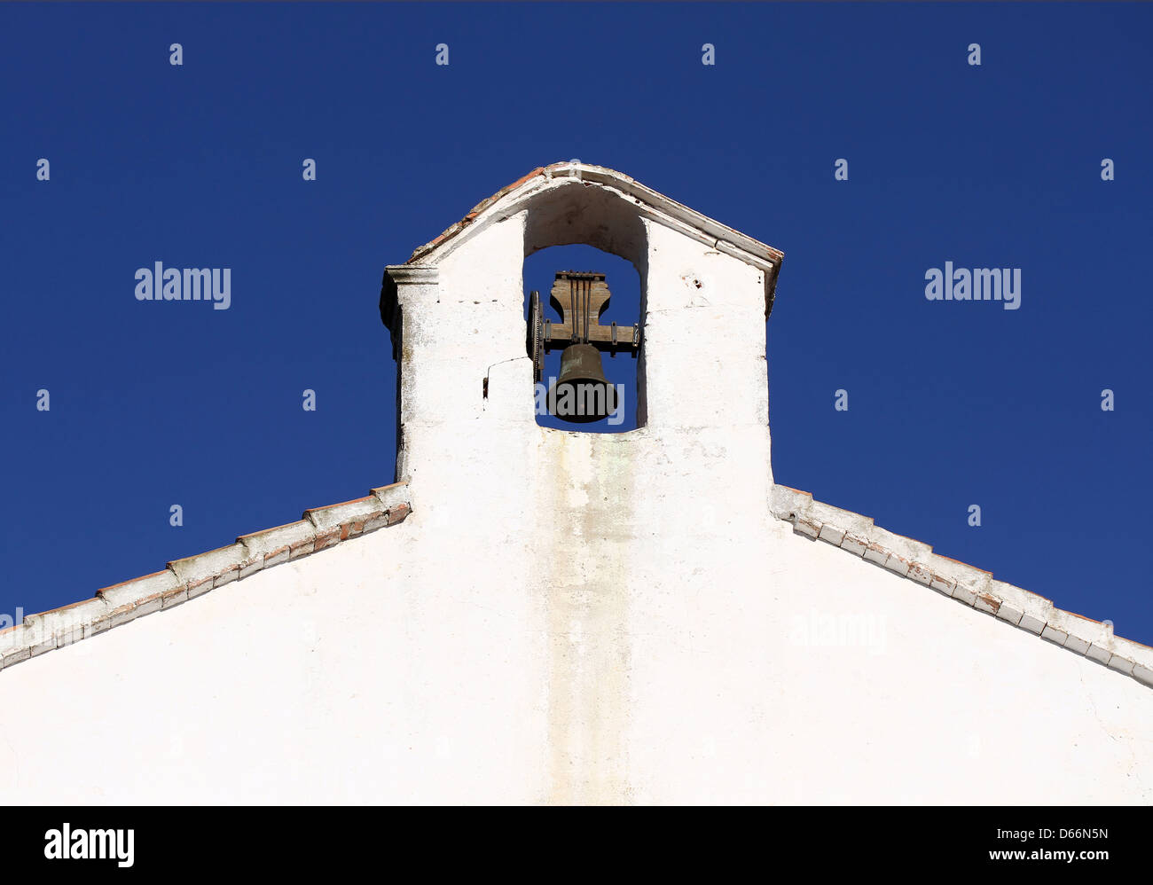 Belfry in spanish style in Alcossebre, Spain Stock Photo - Alamy